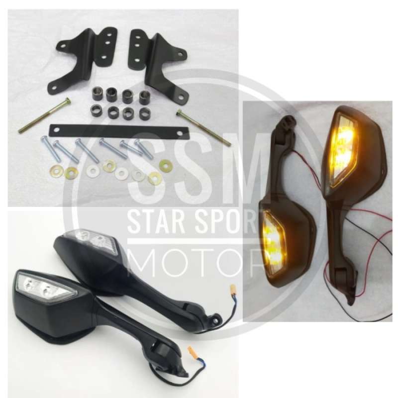 Jual Breket Braket Serpo Spion X Max Xmax Set Spion Zx Free Lampu Sen ...