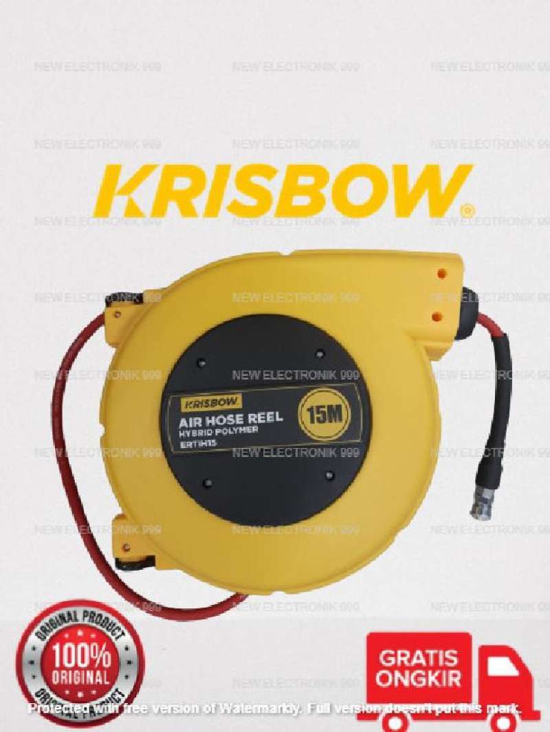 Jual Air Hose Reel Hybrid Polymer 15m Ertih15 Krisbow 10460767 Di Seller New Electronik 999 ...