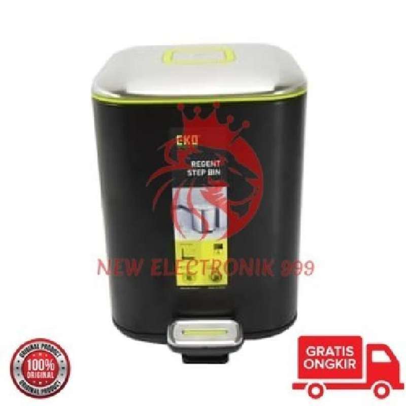 Jual Eko Tempat Sampah Pedal Regent 6 Ltr Hitam PEDAL BIN REGENT 6L BLACK di Seller New ...