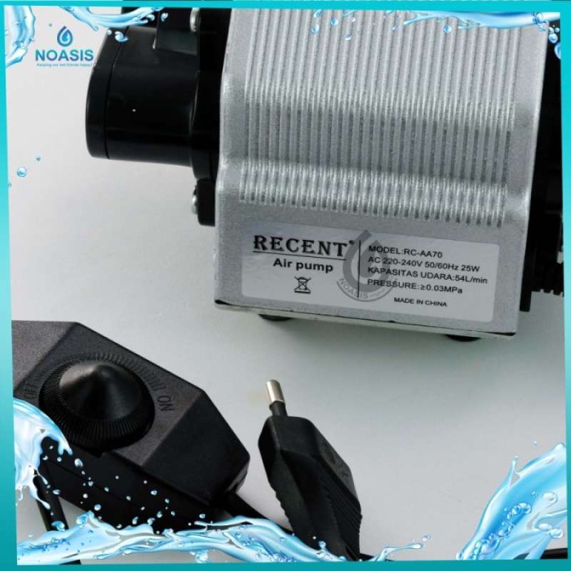Promo POMPA UDARA KOLAM AQUARIUM RECENT RC AA 70 TEKANAN BESAR 8 OUTPUT ...