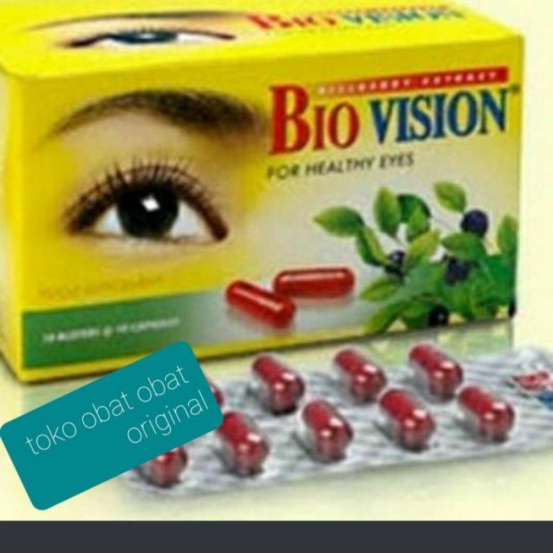 Promo Biovision Vitamin Mata Per Box Isi 10 Strip Diskon 16% di Seller ...