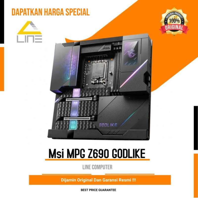 Jual Motherboard MSI MEG Z690 GODLIKE (LGA1700, DDR5, USB3.2,SATA 3) di ...
