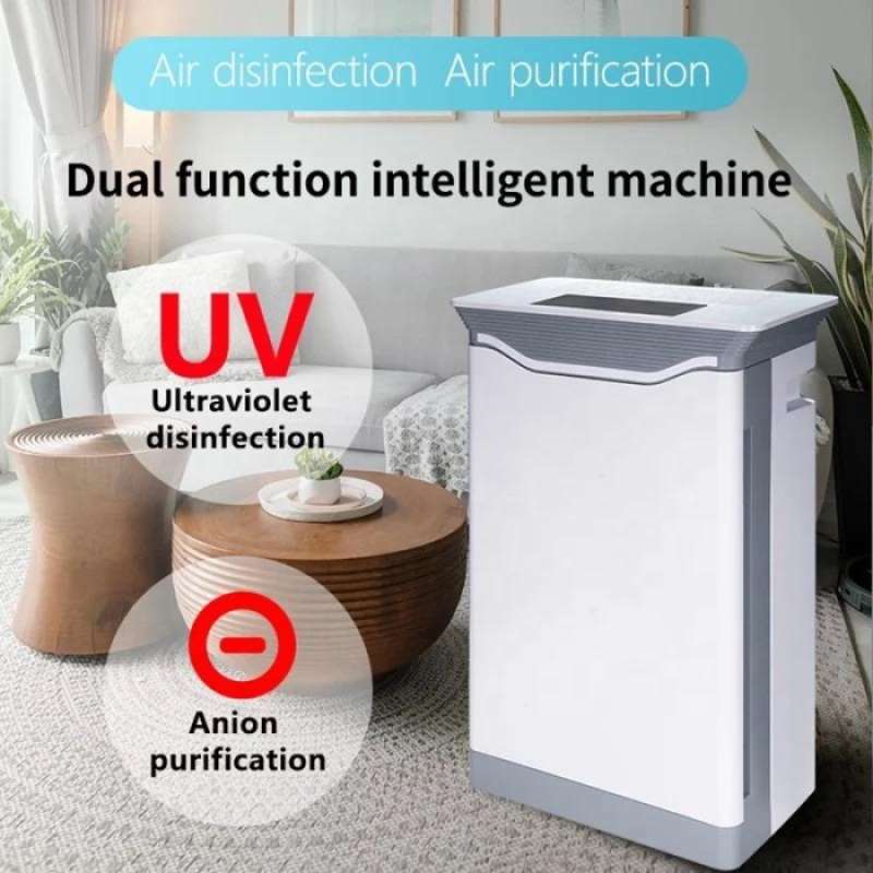 Jual Air Purifier with UV Light Hepa Filter Touch Screen Air Quality ...