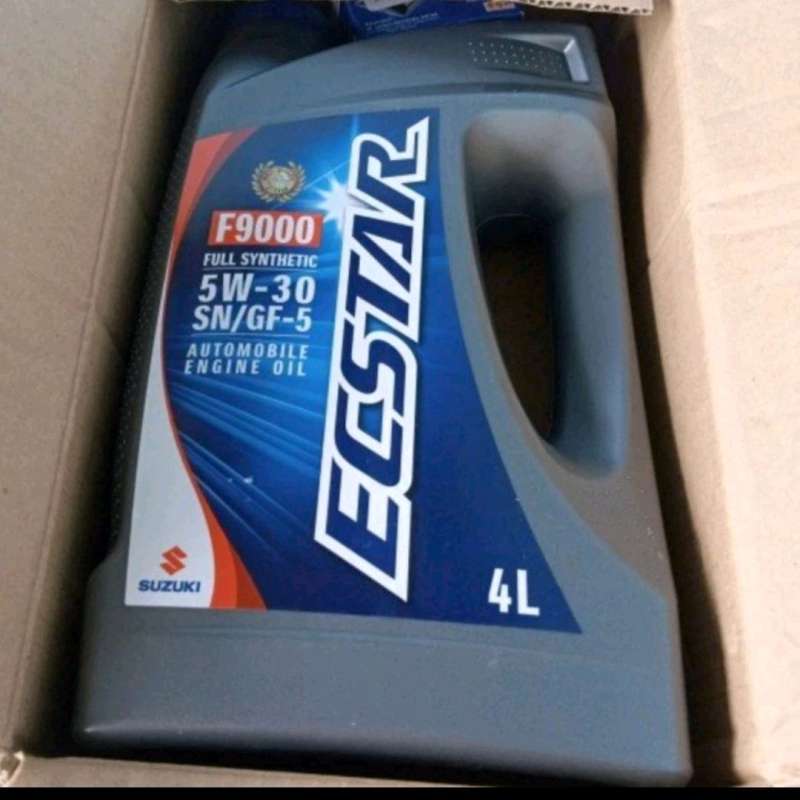 Jual SUZUKI ECSTAR Genuine Oil F9000 SW-30W Oil Full Synthetic 4L ...