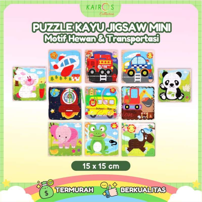 Jual Puzzle Kayu 4x4 (16pcs) / Jigsaw Puzzle 4x4 Seri 2 Di Seller ...