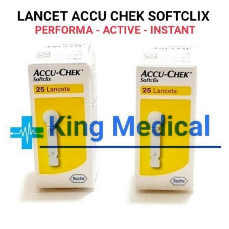 Promo Accu Chek Softclix Lancet isi 50 Accu Check ECERAN Diskon 26% di ...