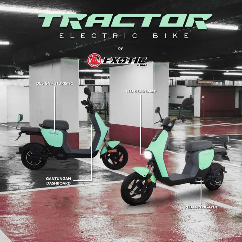Promo Exotic Tractor Sepeda Listrik Garansi Resmi Termurah Diskon 6% Di ...