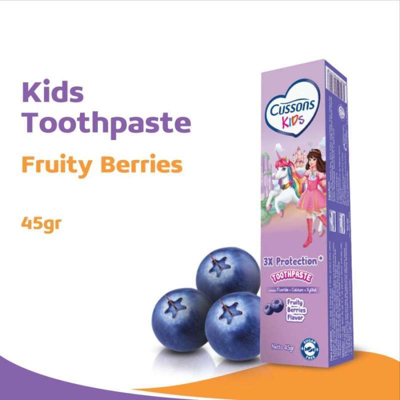 Jual Cusson Kids Toothpaste 45 gram Fruity Berries di Seller Jumbo ...