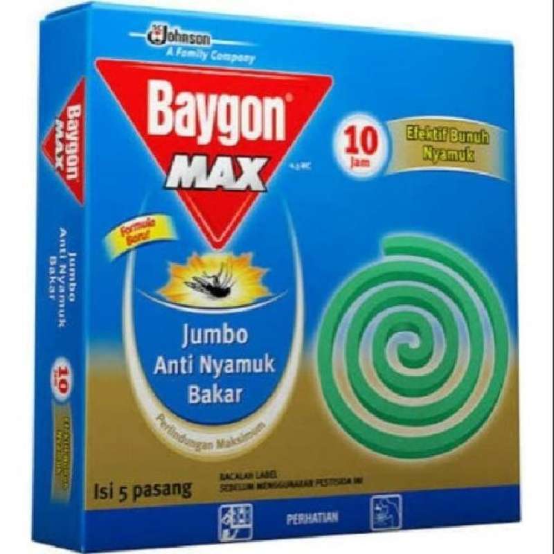 Jual Baygon max Obat Nyamuk Bakar Jumbo isi 5 Pasang di Seller Jumbo ...