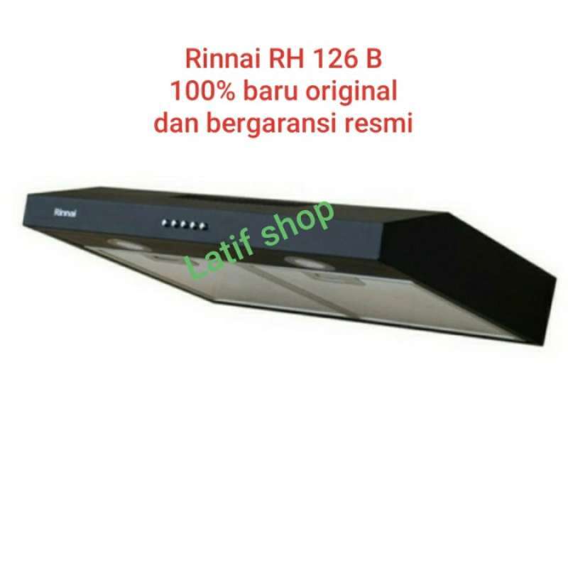 Jual Cooker hood Rinnai RH 126 B / penghisap asap dapur rinnai RH126B ...