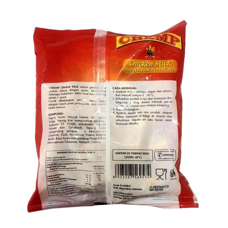 Promo Champ Chicken Nugget Stick [250 G] Diskon 8% Di Seller Trio ...