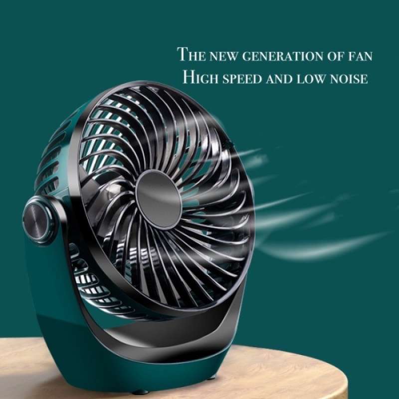 Promo kipas angin mini USB charging battery 360 derajat berputar ...