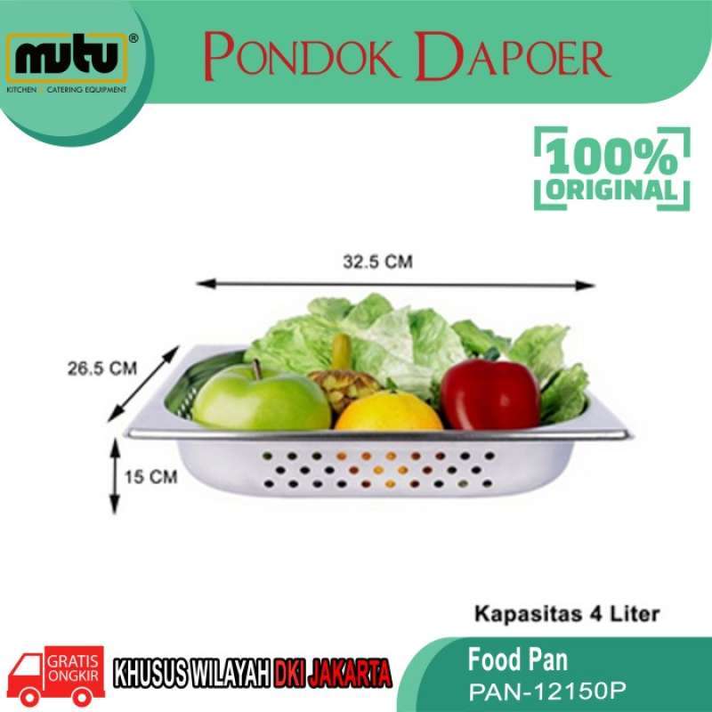 Promo Tempat Peniris Makanan Mutu PAN-12150P Diskon 39% di Seller ...