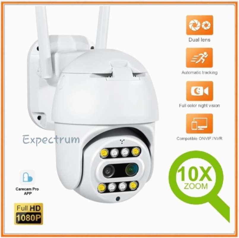 Jual Sale IP Camera Outdoor 2 LENS Full HD1080P. Hybrid Zoom 10x PTZ. 4 ...