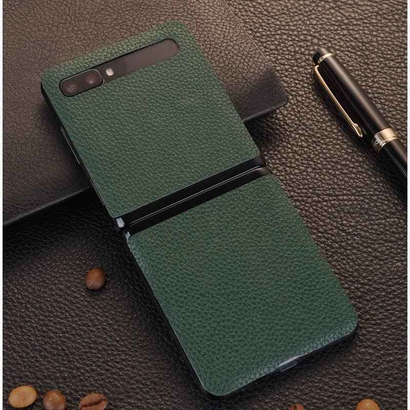 Promo Samsung Galaxy Z Flip Case Leather Skin Diskon Di Seller Dynamic Case Cengkareng