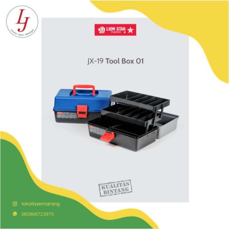 Promo Kotak Perkakas / Tool Box 01 Lion Star Diskon 2% Di Seller Toko ...
