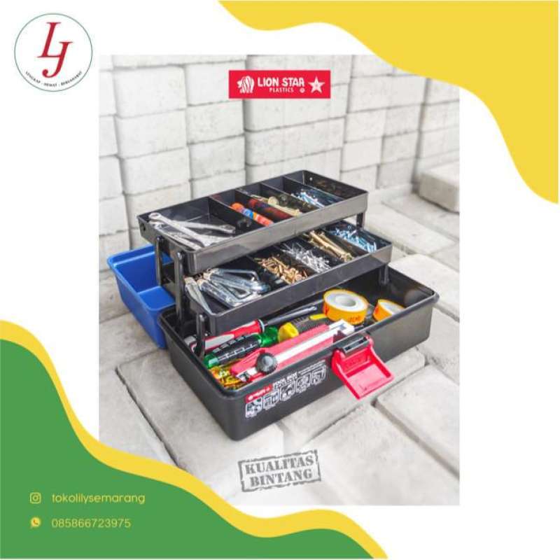 Promo Kotak Perkakas / Tool Box 01 Lion Star Diskon 2% Di Seller Toko ...