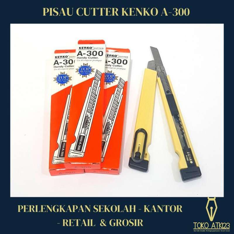 Jual Cutter / Pemotong Kertas / Pisau Cutter Merk Kenko A-300 Di Seller ...