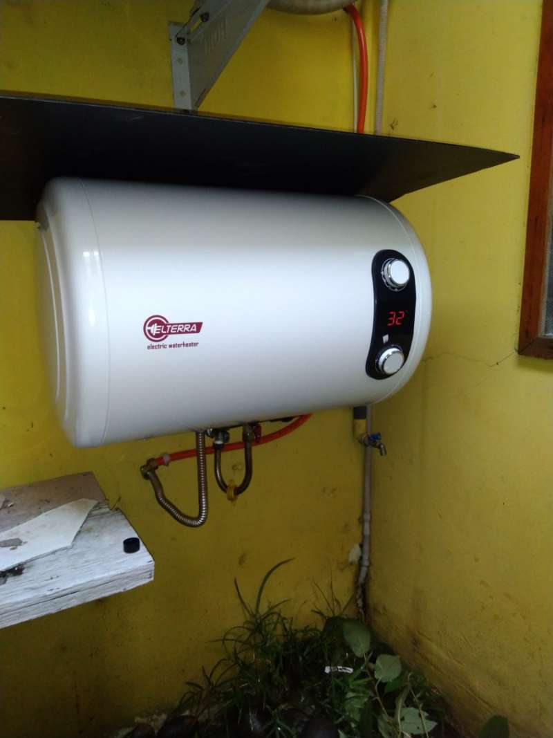 Jual Elektrik water heater Elterra 50-GC pemanas air listrik Handal 50 ...