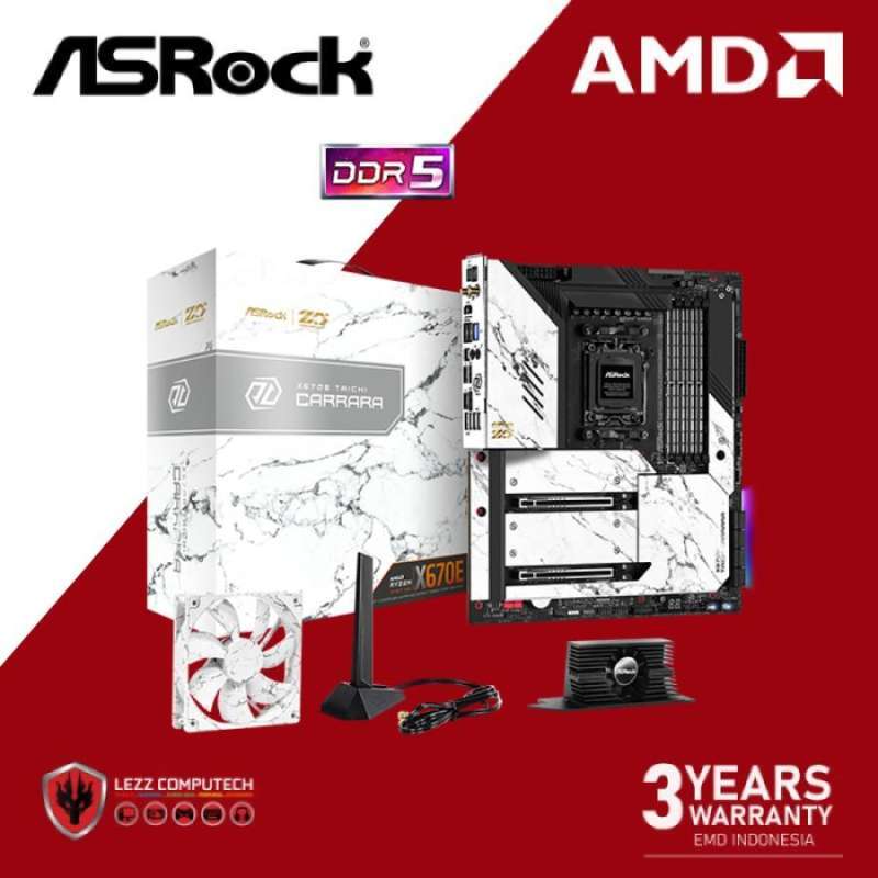 Jual ASROCK X670E TAICHI CARRARA (AMD X670, AM5, DDR5) RYZEN AM5 di ...