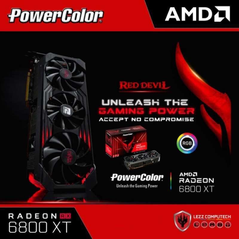 Jual PowerColor RADEON RX 6800 XT RED DEVIL 16GB GDDR6 di Seller Lezz ...