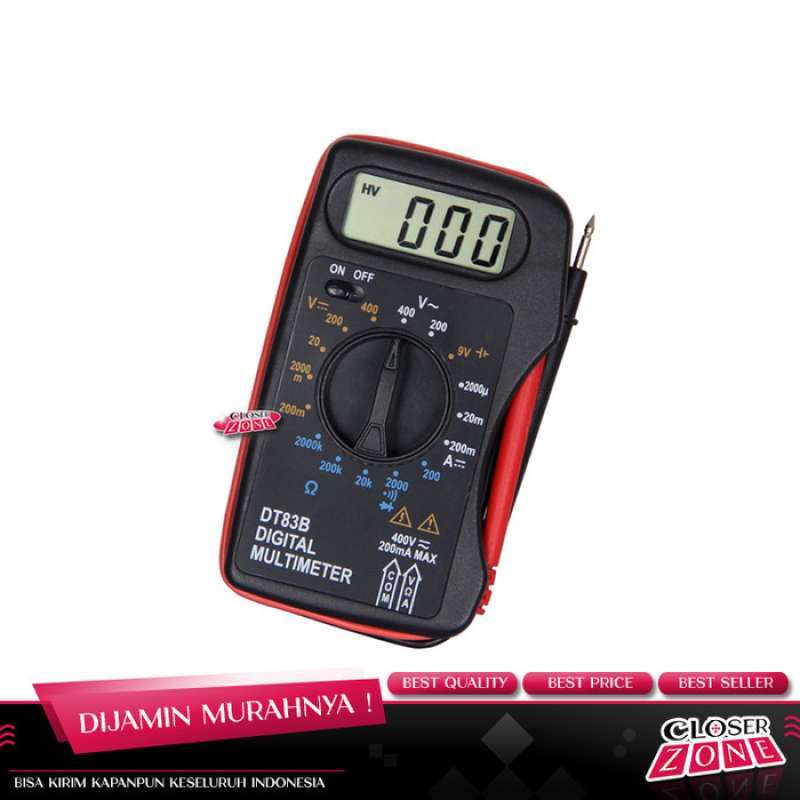 Jual MULTIMETER AVOMETER MULTITESTER DIGITAL AC/DC Voltage Tester di ...