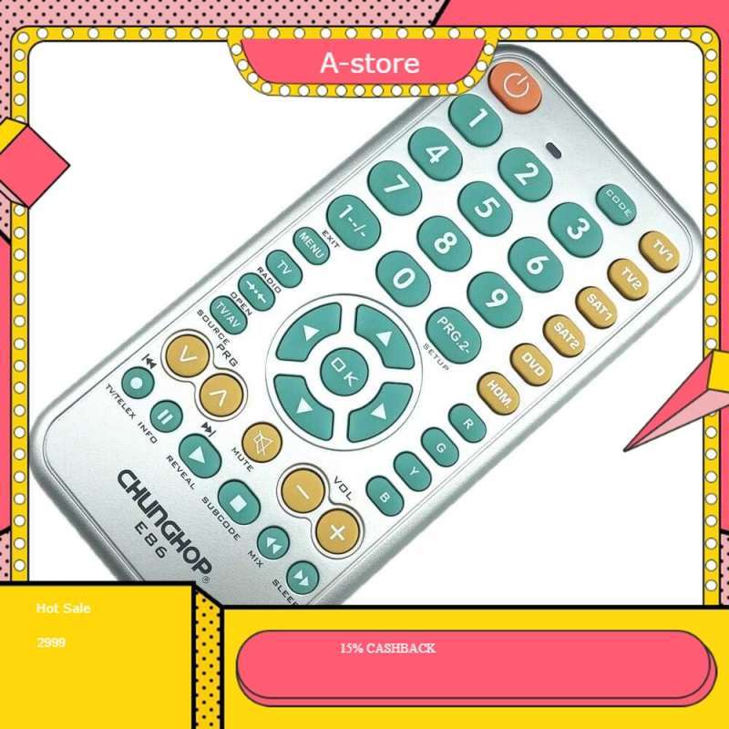 Promo Chunghop Remot Multifugsi Universal Controller Learning Ir Remote