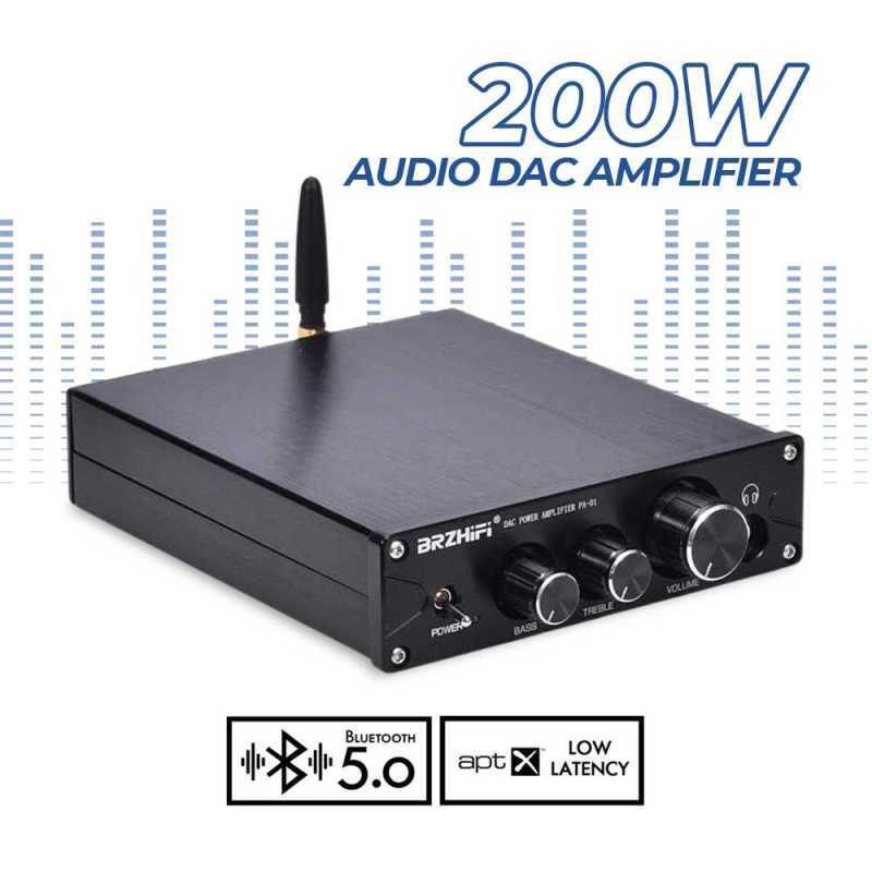 Jual GLO BRZHIFI Audio DAC Amplifier BT 2.0 Channel 200W TPA3116 - PA ...