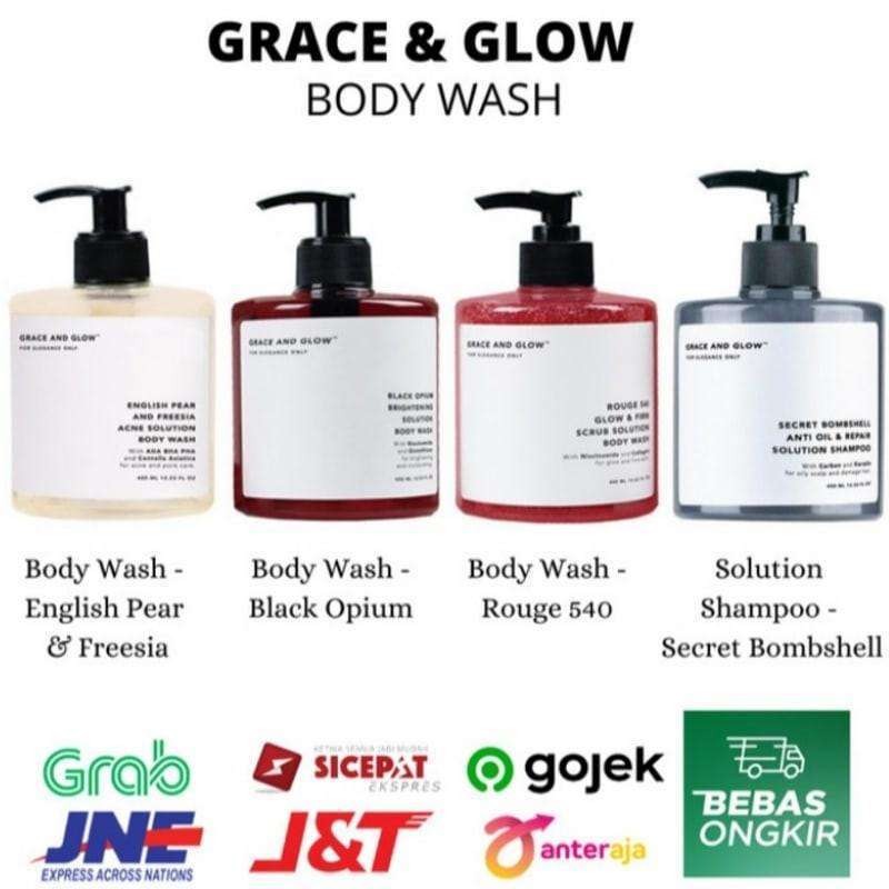 Jual Grace & Glow Body Wash 400ml- Sabun Mandi Grace & Glow 3 Varian ... Jual Grace & Glow Body Wash 400ml- Sabun Mandi Grace & Glow 3 Varian ...