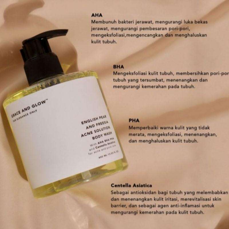 Jual Grace & Glow Body Wash 400ml- Sabun Mandi Grace & Glow 3 Varian ... Jual Grace & Glow Body Wash 400ml- Sabun Mandi Grace & Glow 3 Varian ...