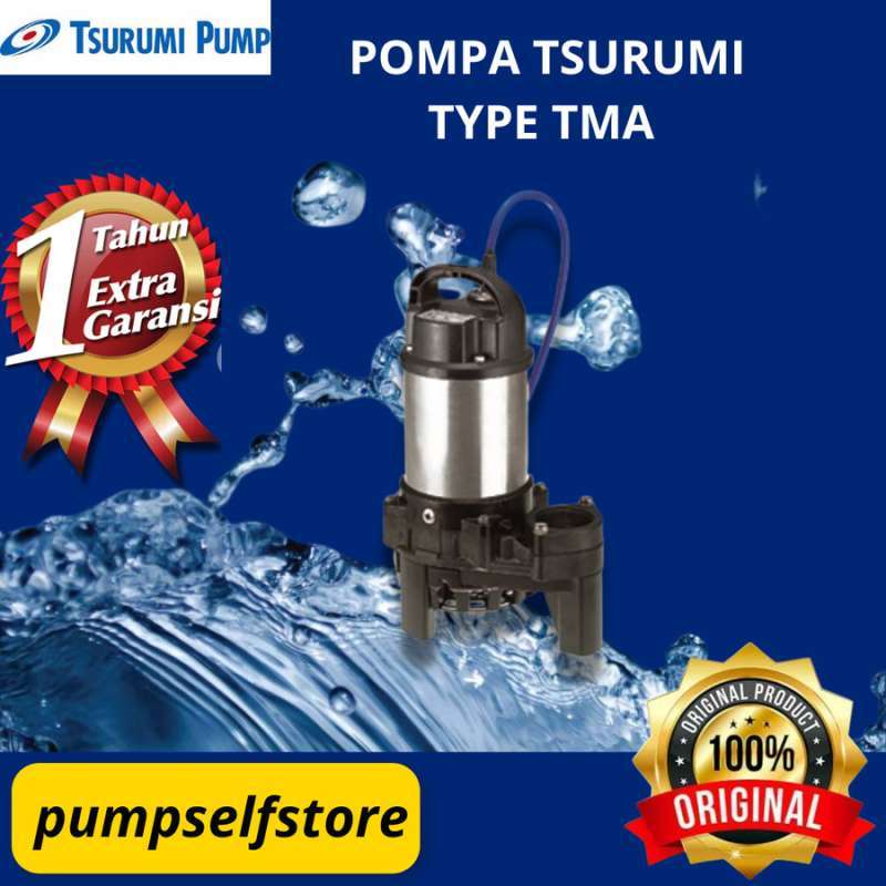 Jual Mesin Pompa Listrik Pendorong Tekanan Air Pompa Tsurumi 50 TMA 2.4 ...
