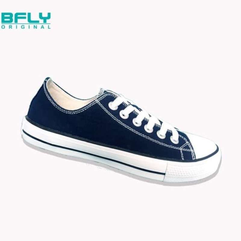 Jual Sepatu Bfly - Basic Low Navy Sepatu Pria Anak Muda Kuliah Di ...