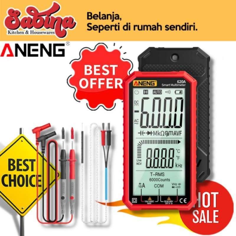 Promo Multimeter Digital Multitester Voltage Tester Hd Lcd Screen ...