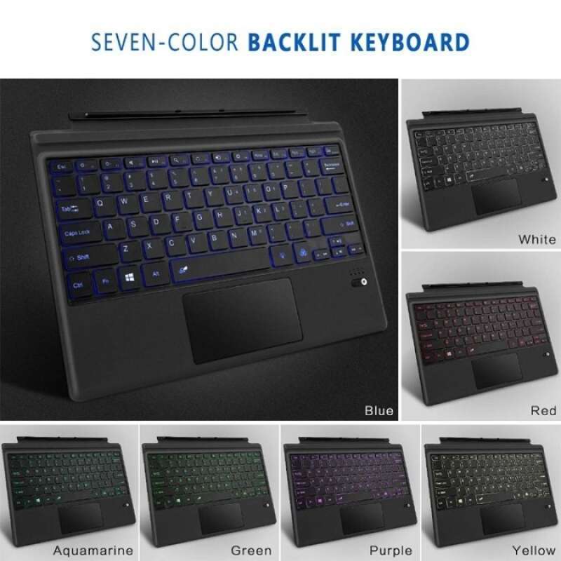Jual Microsoft Surface Pro 3 4 5 6 7 Backlight Keyboard Wireless ...