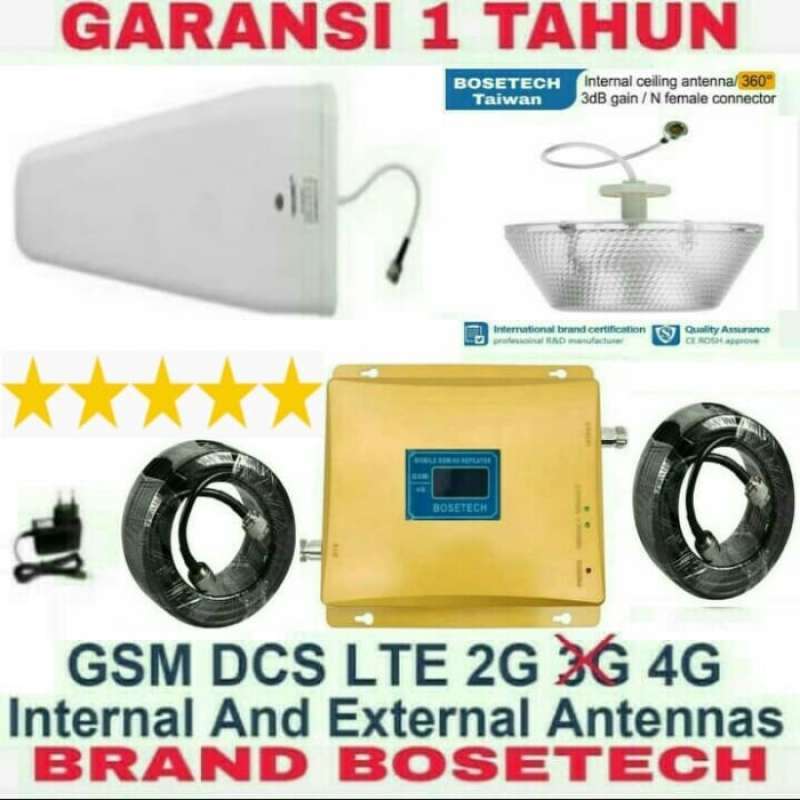 Jual Repeater GSM Dual Band 2G 4G LTE Brand BOSETECH Made in Taiwan di ...