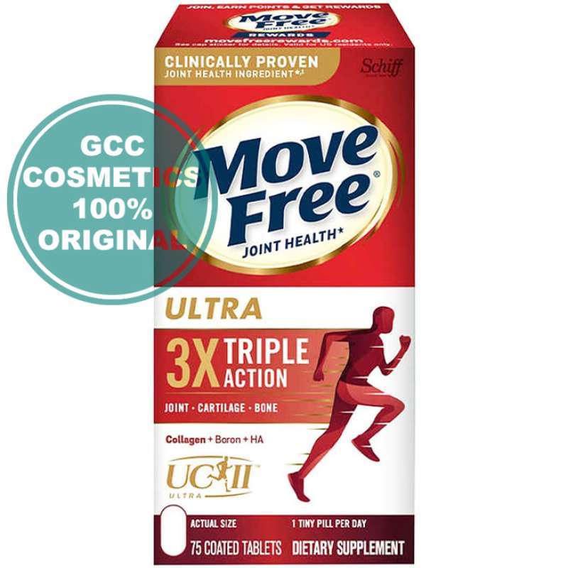 Jual Schiff Move Free Ultra Triple Action Joint Supplement 75 Tablets ...