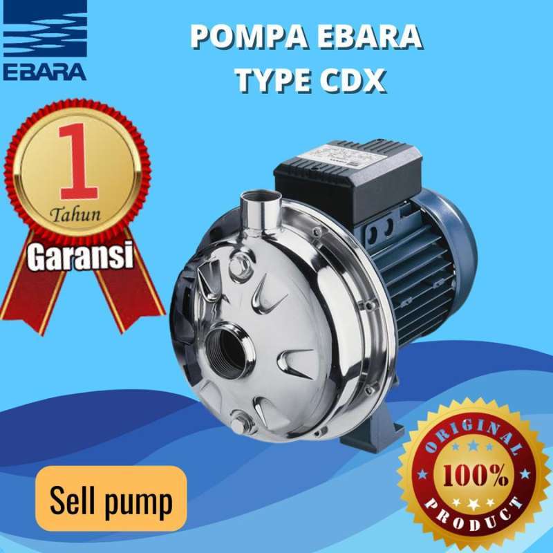 Jual Pompa Ebara Centrifugal Stainless Steel CDX 120/20 di Seller Sell Pump Indonesia - Kota ...