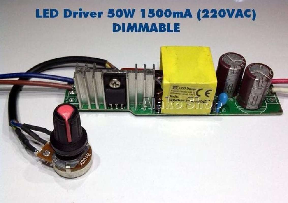 Jual LED Driver 50W 1500mA (220VAC) - DIMMABLE di Seller Alako Shop ...