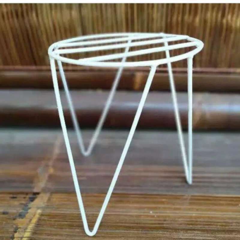 Promo standing pot bunga besi tinggi 30cm Diskon 5% di Seller blue mart ...