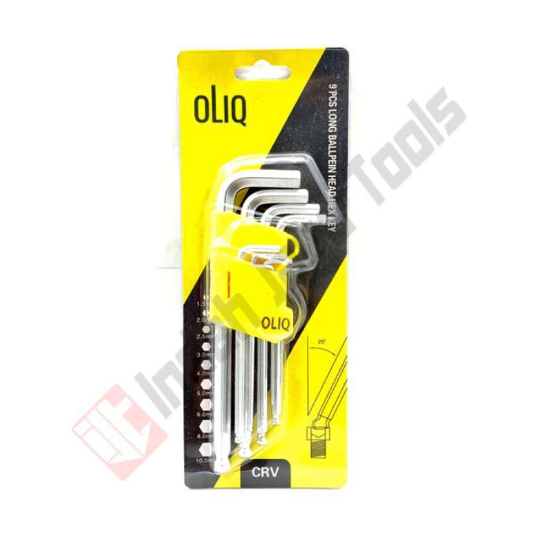 Jual Oliq Hex Kunci L Set 9 Pcs Ballpoint Long Panjang - Hex Key Set Di ...