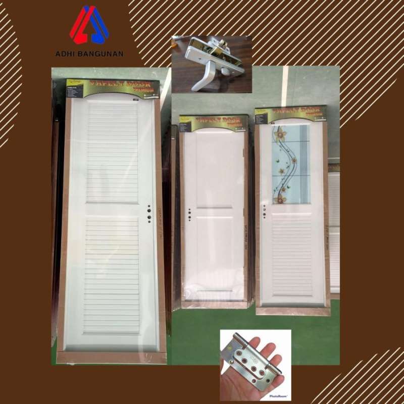 Jual Pintu Pvc Uk 200x70x8 Include Kusen (untuk Kamar Mandi Atau Kamar ...