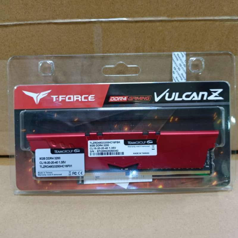 Jual RAM PC Team T-Force Vulcan Z 8GB DDR4 PC 3200 di Seller Mantap ...