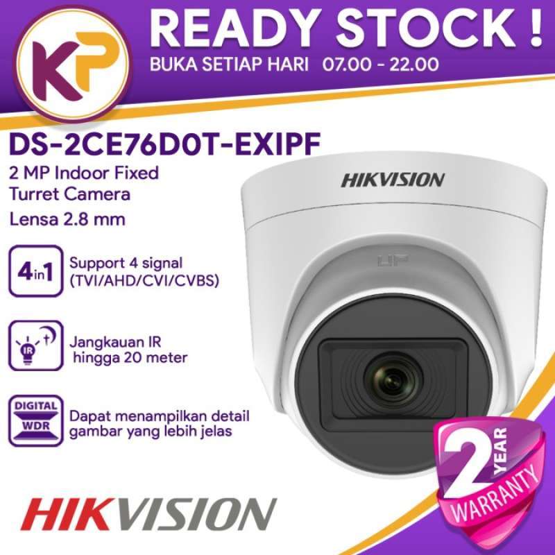 Promo Promo Of the year Camera CCTV Hikvision DS-2CE76D0T-EXIPF Indoor ...