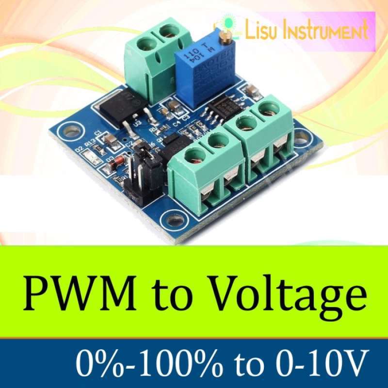 Promo Tahun ini aja kak PWM to Voltage Converter Module 0%-100% to 0-10V PWM Adjustable Tahun ...