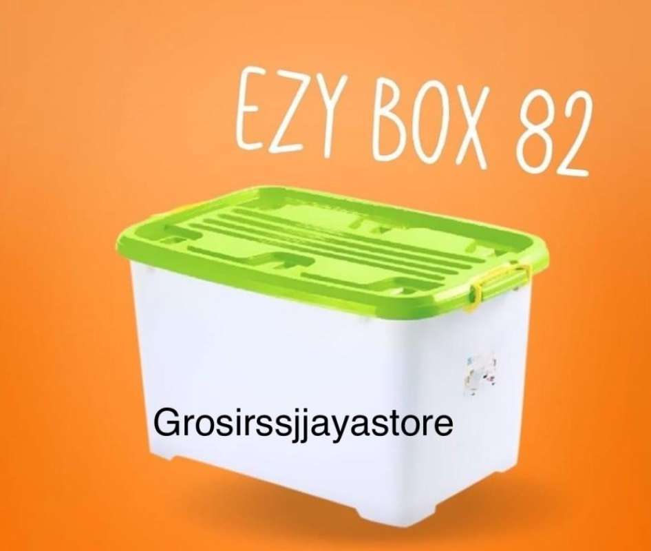 Jual Ezy Box Container Kotak Plastik Penyimpanan 82 Liter di Seller SS ...