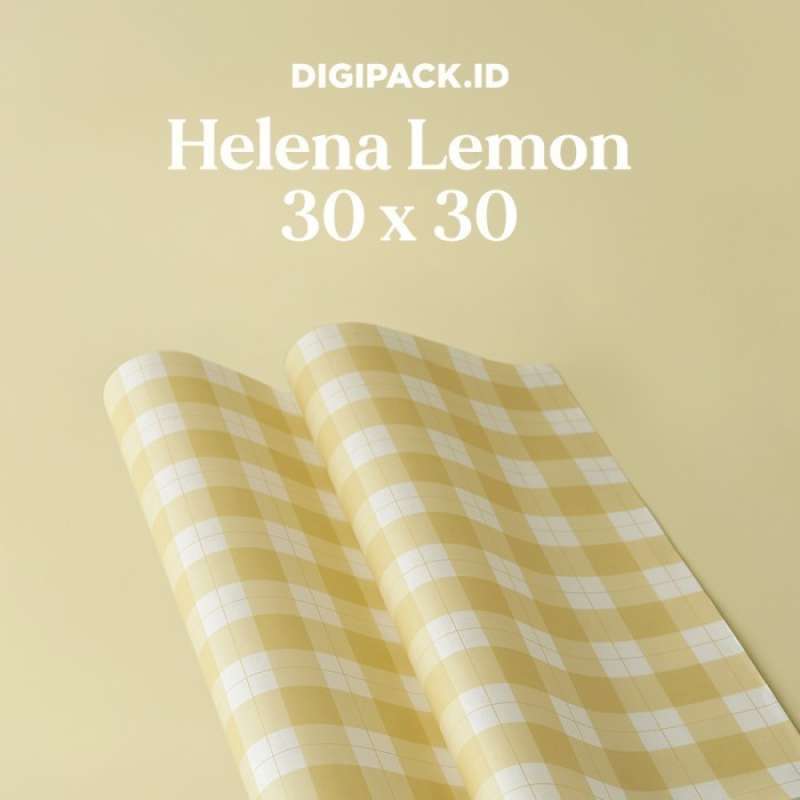 Promo [Digipack] Helena Lemon Food Wrap 30 x 30 | Tray Mat - Multicolor ...