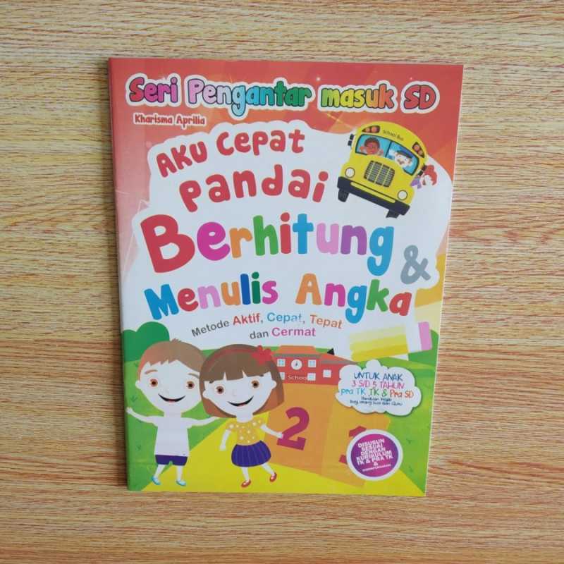 Jual Buku Anak Paud TK Aku Cepat Pandai Berhitung Dan Menulis Angka, Sandro di Seller Toko Alida ...