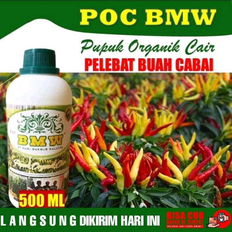 Jual (PUPUK CABE) BMW 500ml - Obat Pelebat Cabai Penyubur Akar ,Daun Dan Batang/Cabang - Pupuk ...