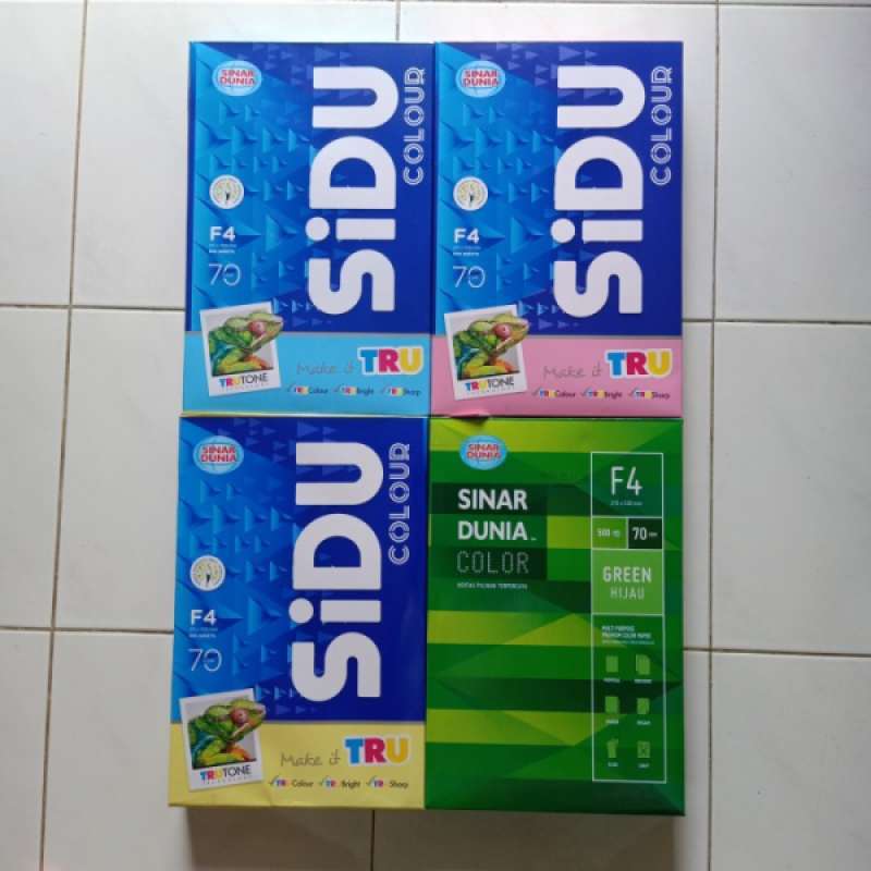 Promo Kertas Hvs Warna F4 70 Gr Sidu Rim Biru Diskon 15 Di Seller