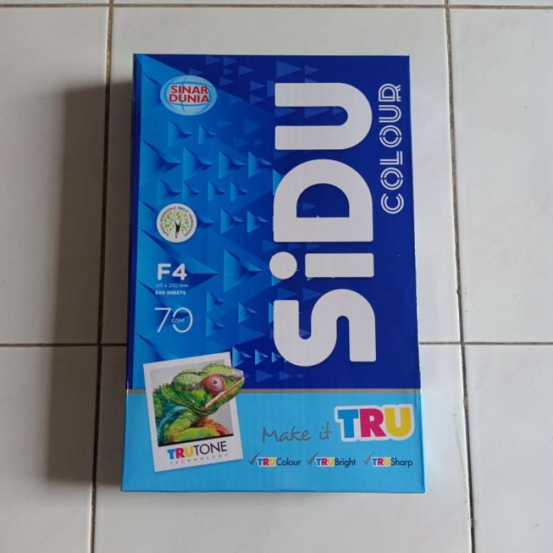 Promo Kertas Hvs Warna F4 70 Gr Sidu / Rim - Biru Diskon 15% di Seller ...